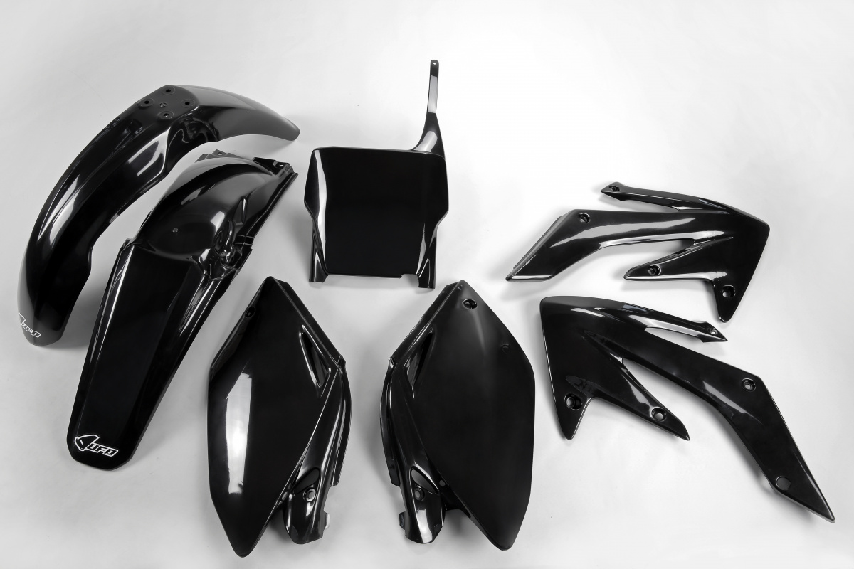 Plastic Kit black for Honda CRF 250R (2004-05) - Ufo Plast - Ufo Plast ...